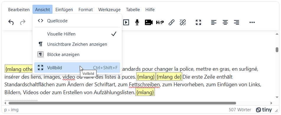 UD Moodle HEPVS: 4.1 Editeur TinyMCE | MOODLE HEP-VS